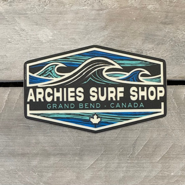 Archies Grand Bend Vinyl Sticker – Archies Surf Shop